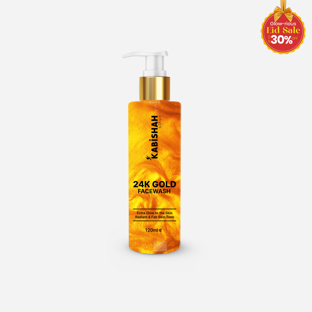 Buy 24K Gold Face Wash | Fair & Glowing Skin Tone by Kabisha – Kabishah